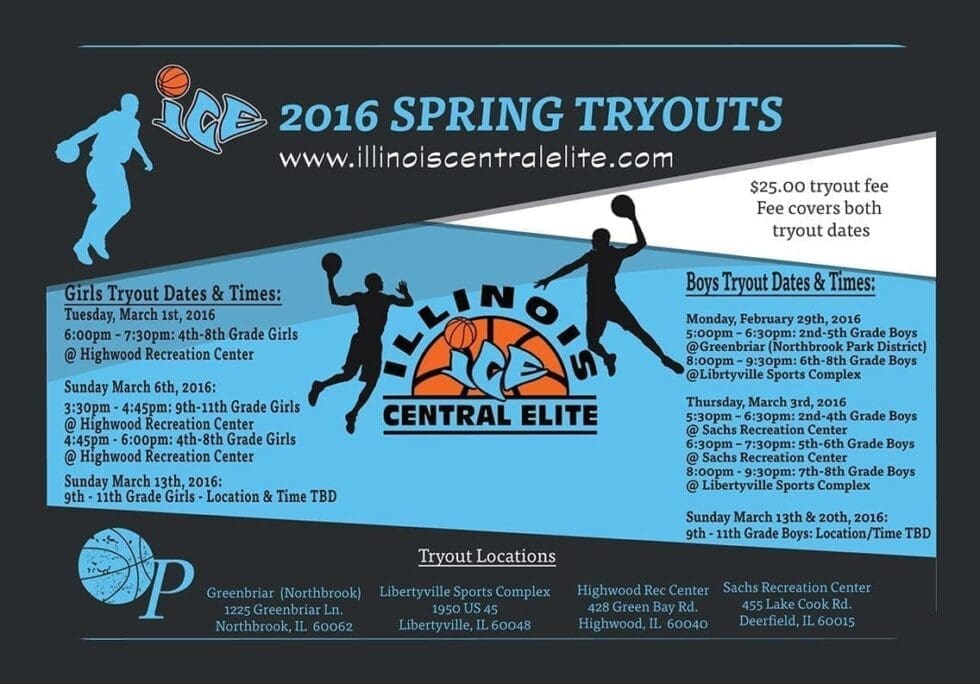 Spring 2016 Tryouts | Illinois Central Elite-ICE